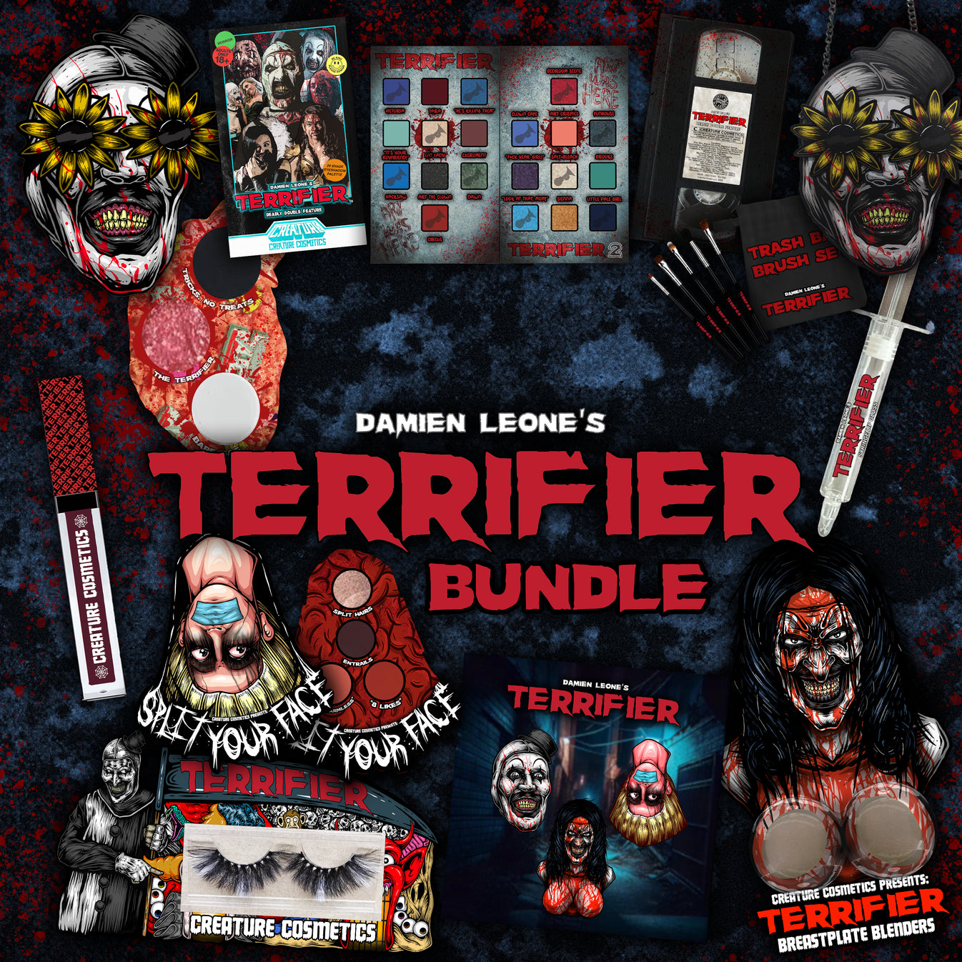 TERRIFIER 1 BUNDLE (PRE-ORDER) – Creature Cosmetics LLC