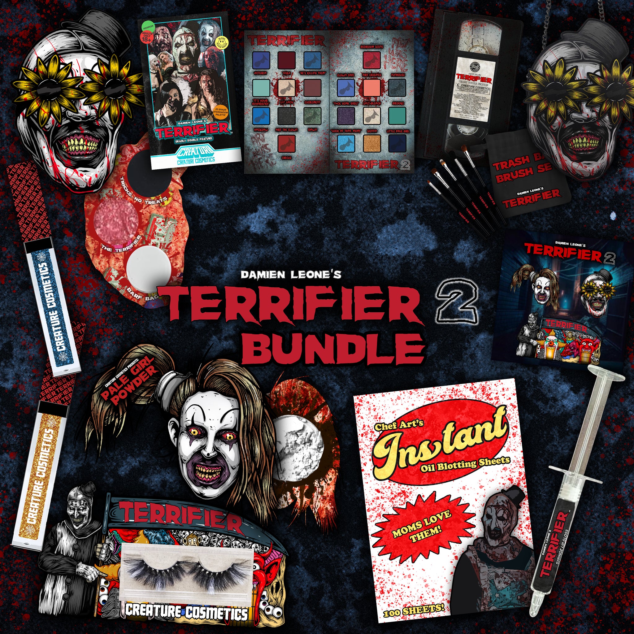 TERRIFIER 2 BUNDLE (PRE-ORDER) – Creature Cosmetics LLC